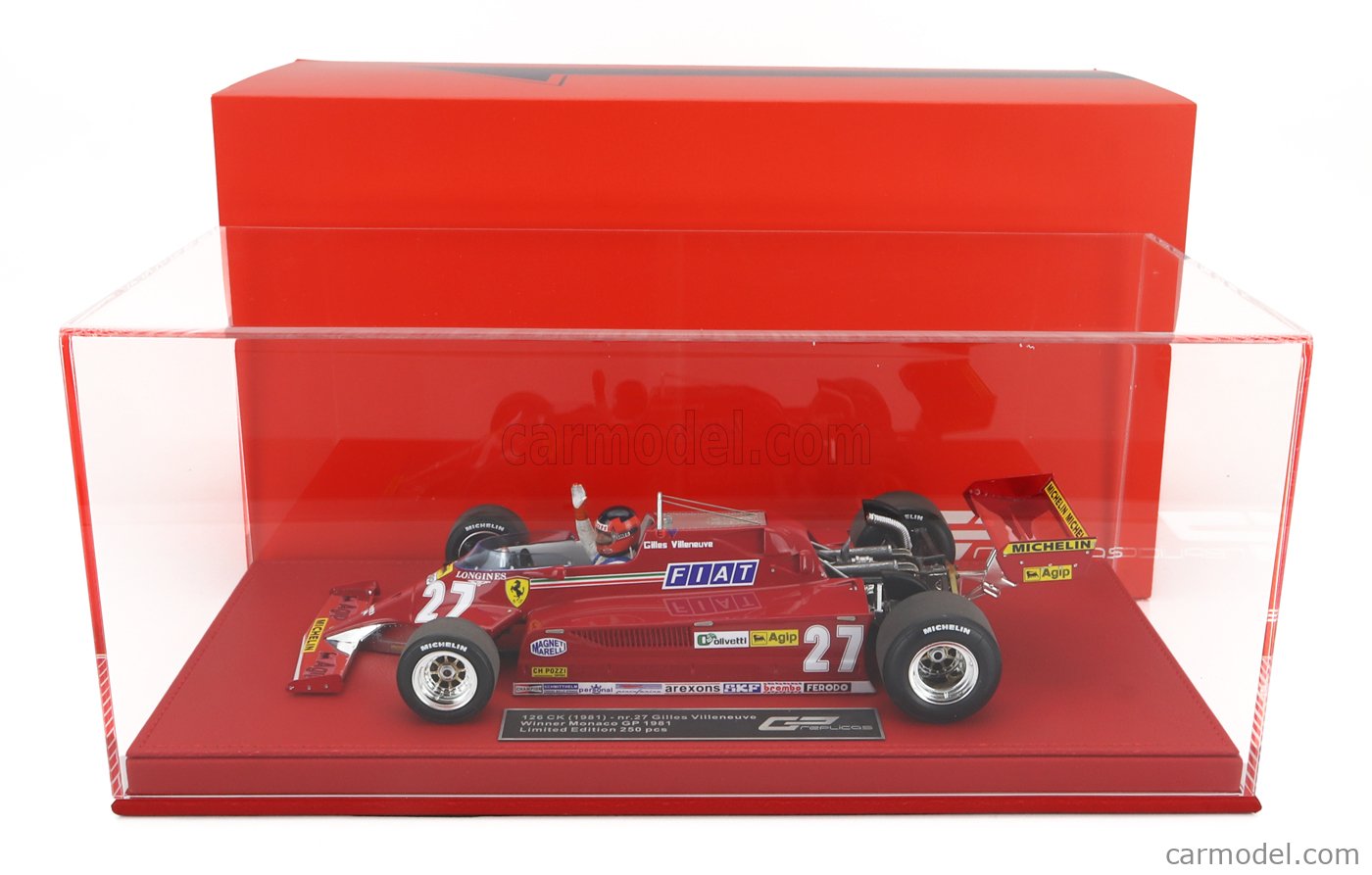 GP-REPLICAS GPGV005 Scale 1/18 | FERRARI F1 126CK N 27 WINNER MONACO GP ...