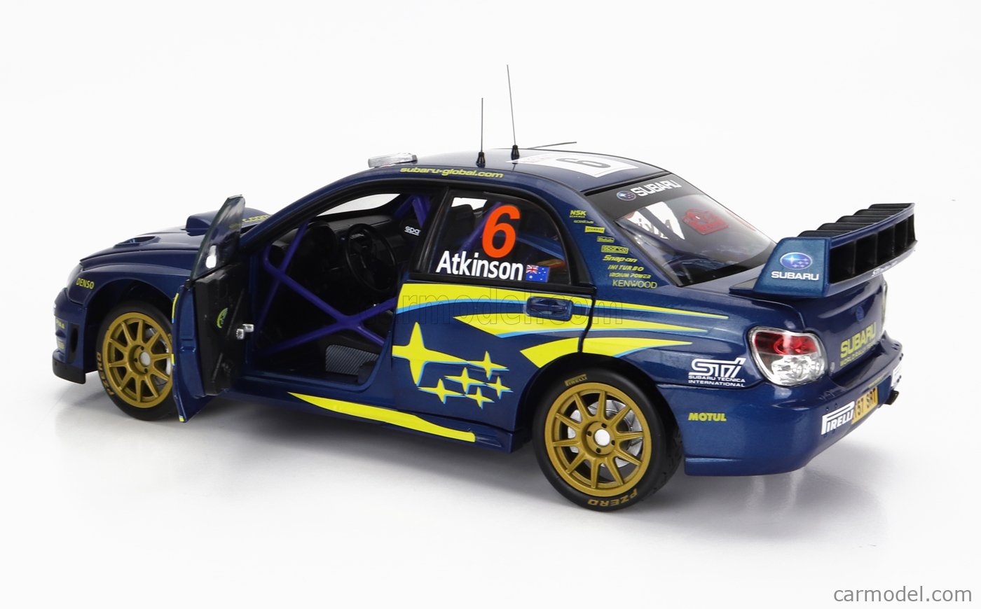 SUN-STAR 05581 Scale 1/18 | SUBARU IMPREZA WRC07 N 6 3rd RALLY ...