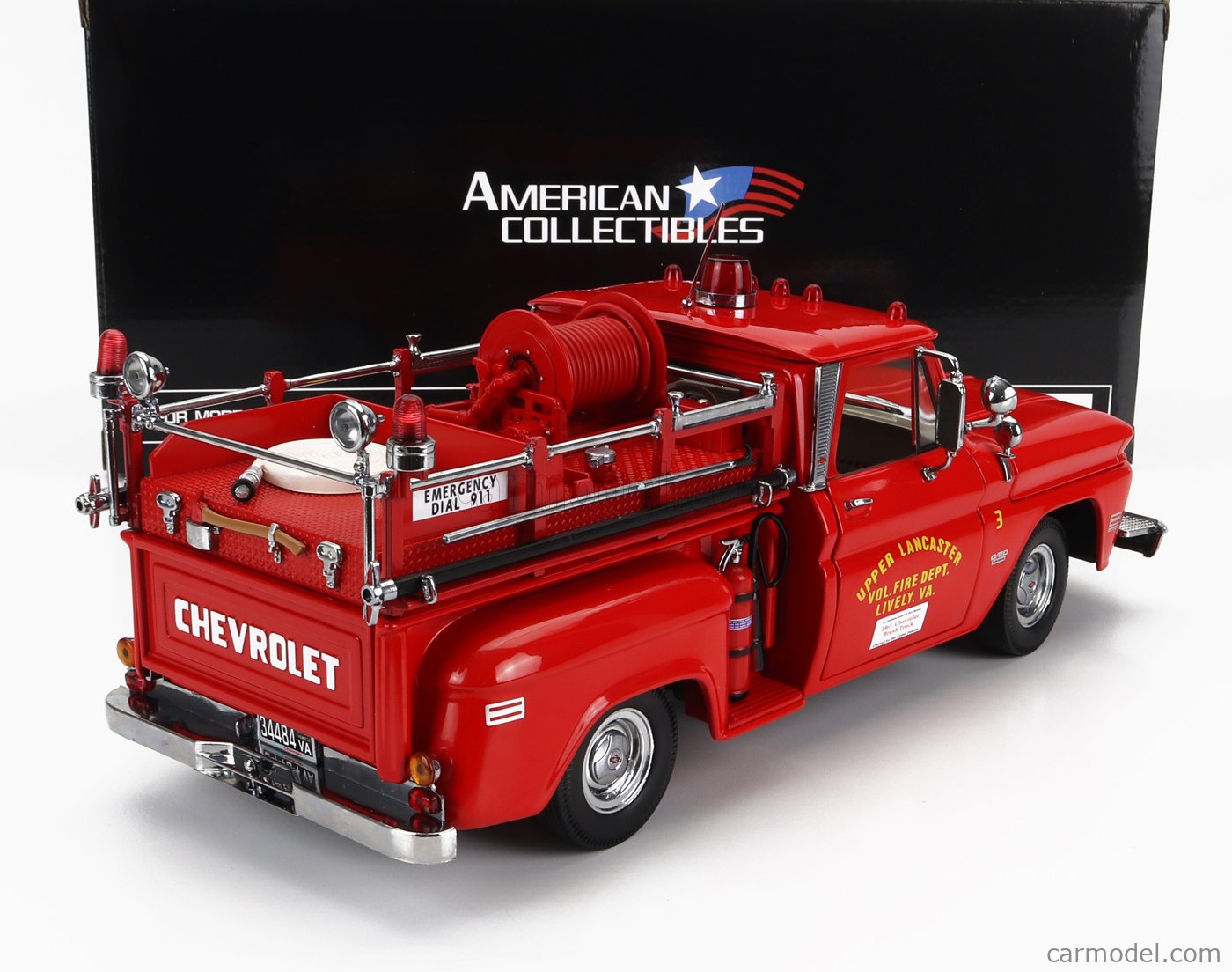 SUN-STAR 01383 Scale 1/18 | CHEVROLET C-20 TRUCK PICK-UP FIRE ENGINE ...