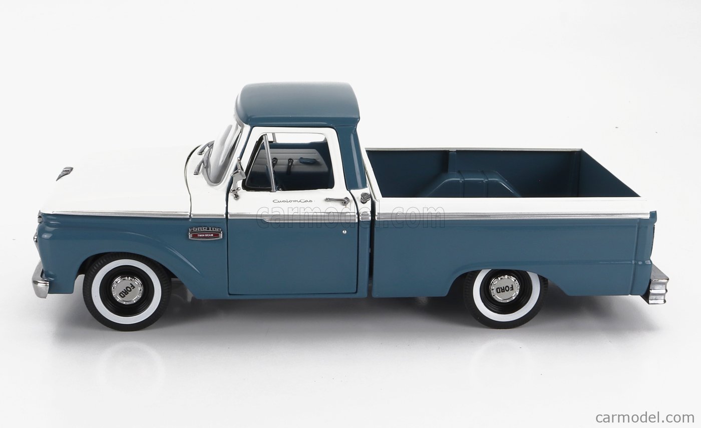 SUN-STAR 01303 Scale 1/18 | FORD USA F-100 CUSTOM CAB PICK-UP 1965 BLUE ...
