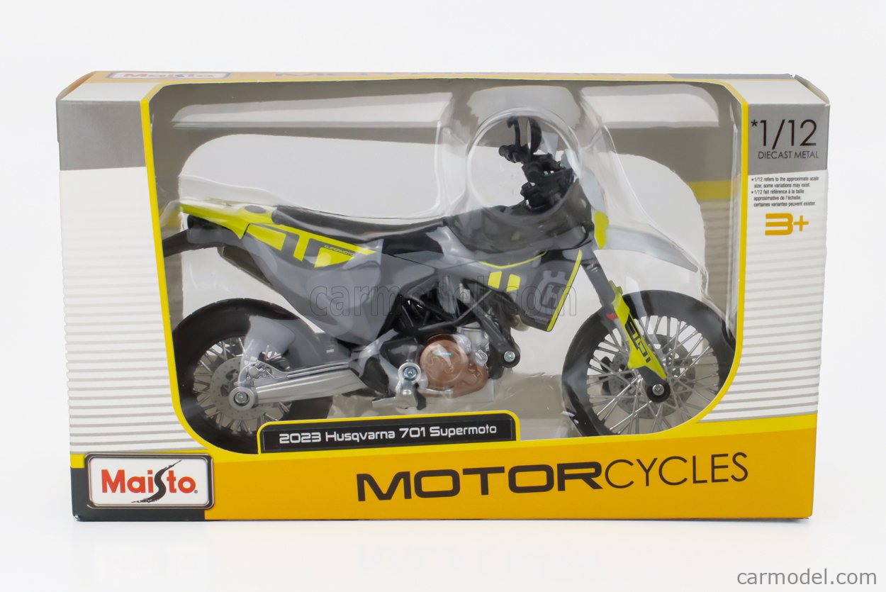 MAISTO 31101-23093 Scale 1/12 | HUSQVARNA HUSKY 701 SUPERMOTO 2023 ...
