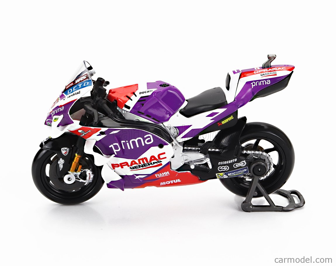 MAISTO 36390-ZAR Scale 1/18 | DUCATI DESMOSEDICI GP22 TEAM PRAMAC ...