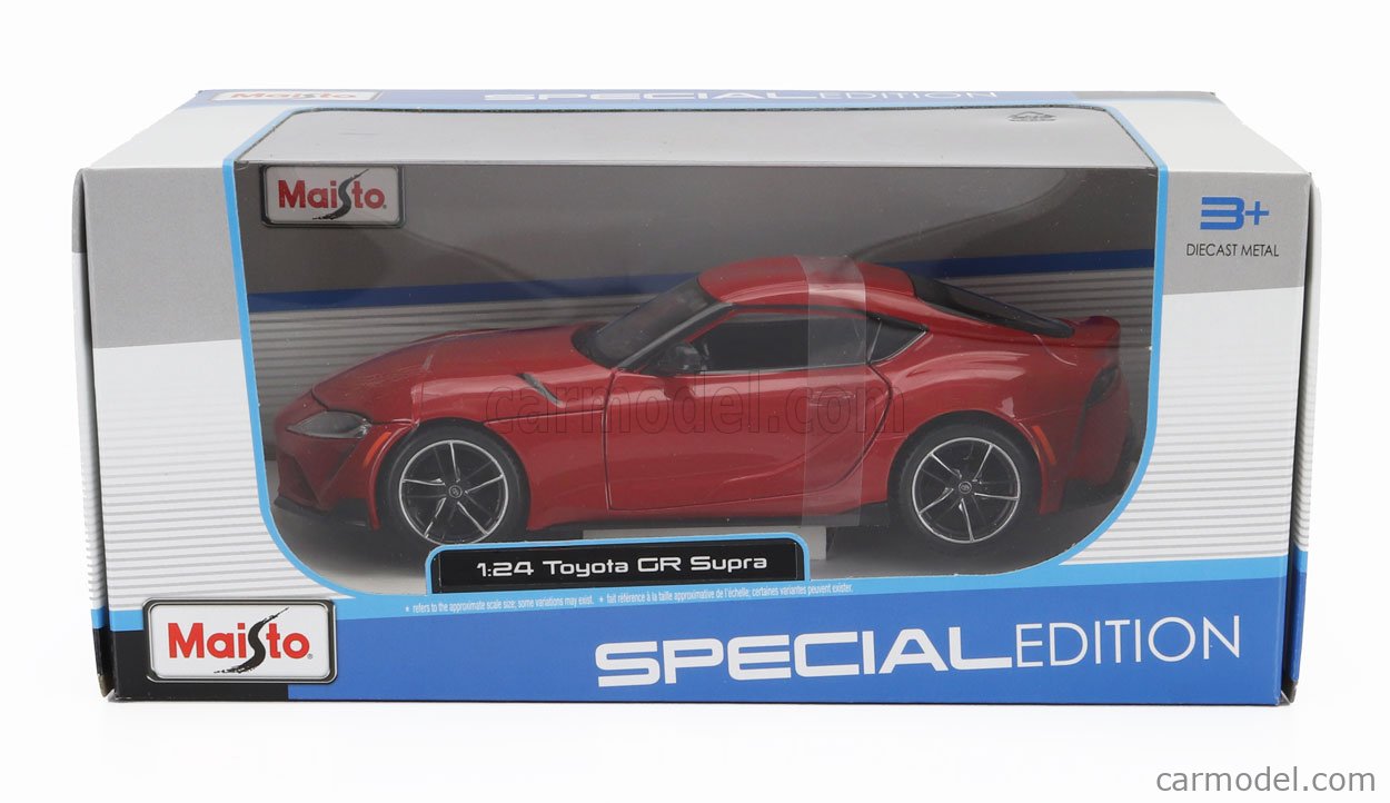 MAISTO 32917R Scale 1/24 | TOYOTA SUPRA GR COUPE 2022 RED