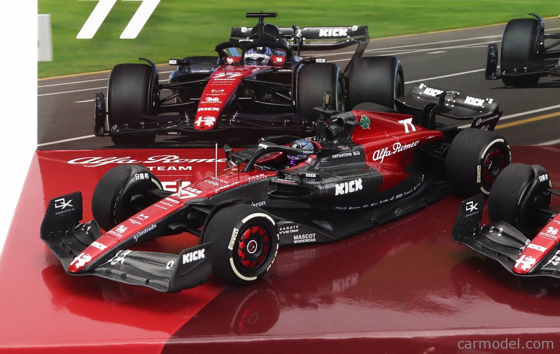 MINICHAMPS 447237724 Scale 1/43 | ALFA ROMEO F1 SET 2X C43 TEAM KICK N ...