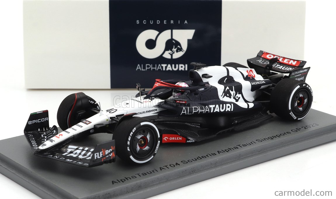 SPARK-MODEL S8926 Echelle 1/43 | ALPHA TAURI F1 AT04 TEAM ALPHA TAURI N 40 SINGAPORE GP 2023 ...