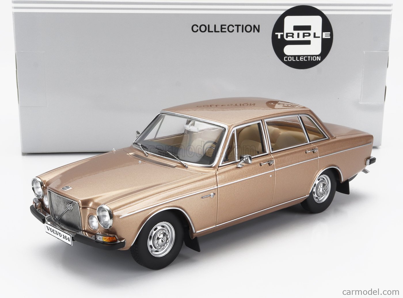 TRIPLE9 T9-1800373 Scale 1/18 | VOLVO 164 1970 GOLD MET