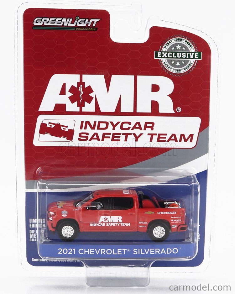 GREENLIGHT 30404 Scale 1/64 | CHEVROLET SILVERADO PICK-UP AMR INDY CAR ...
