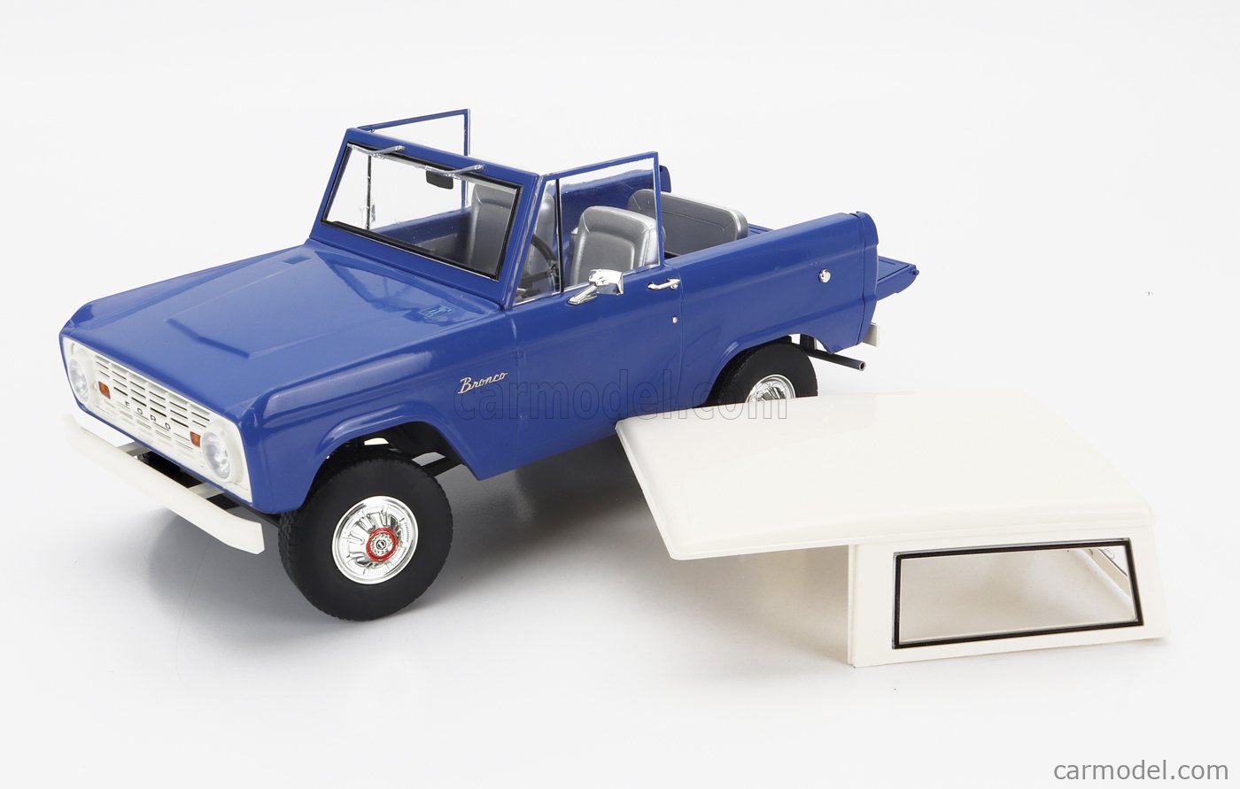 GREENLIGHT 19134 Scale 1/18 | FORD USA BRONCO 1966 BLUE WHITE