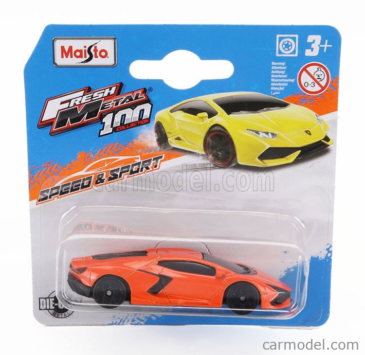 MAISTO 15044-23061 Scale 1/55 | LAMBORGHINI REVUELTO HYBRID 2023 ORANGE
