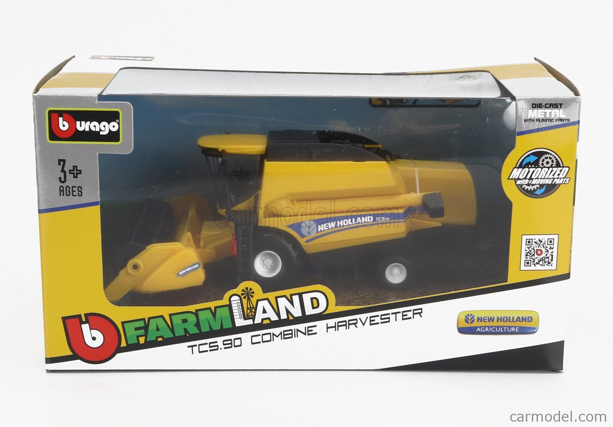 BURAGO 18-31721-31720 Echelle 1/50 | NEW HOLLAND MIETITREBBIA GOMMATA ...