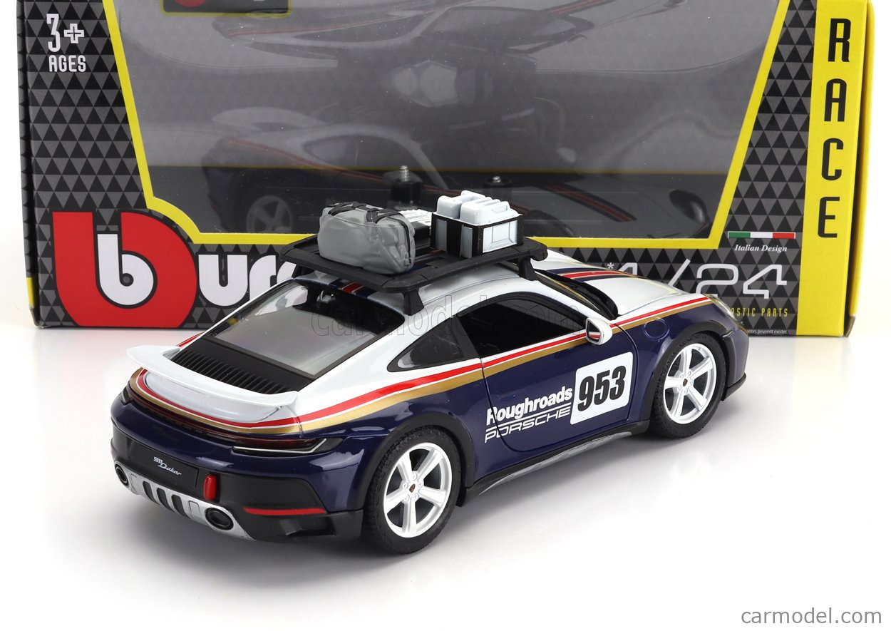 BURAGO 18-28029 Scala 1/24 | PORSCHE 911 992 N 953 RALLY DAKAR ...