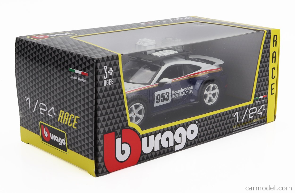 BURAGO 18-28029 Scala 1/24 | PORSCHE 911 992 N 953 RALLY DAKAR ...