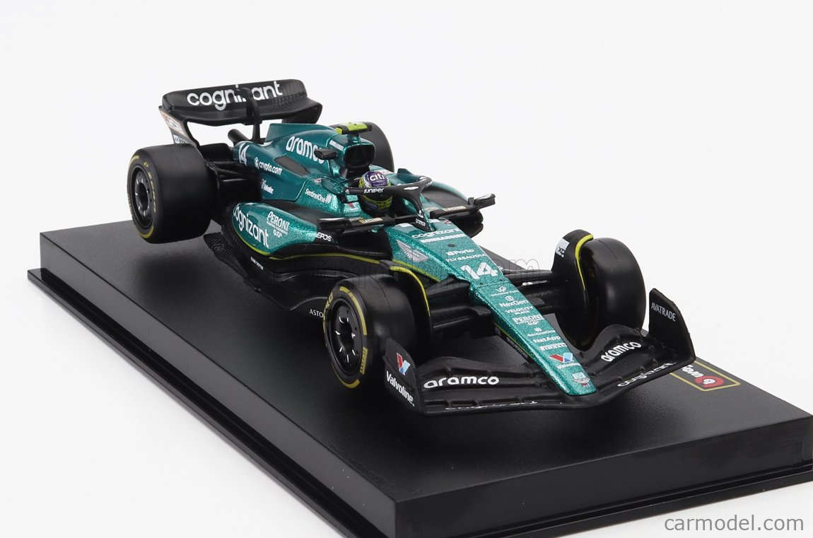BURAGO 18-38091-A Escala 1/43 | ASTON MARTIN F1 AMR23 TEAM ARAMCO COGNIZANT N 14 SEASON 2023 ...