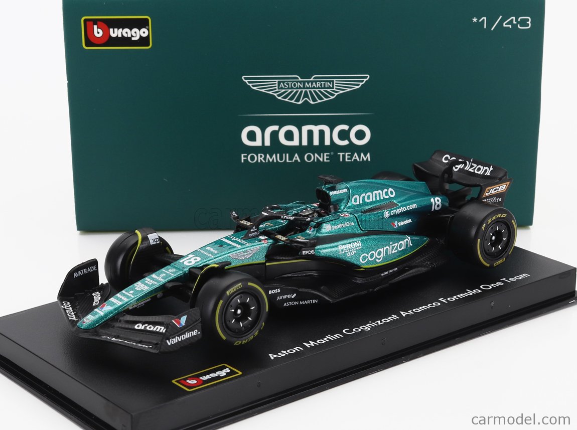 BURAGO 18-38091-S Scala 1/43 | ASTON MARTIN F1 AMR23 TEAM ARAMCO ...