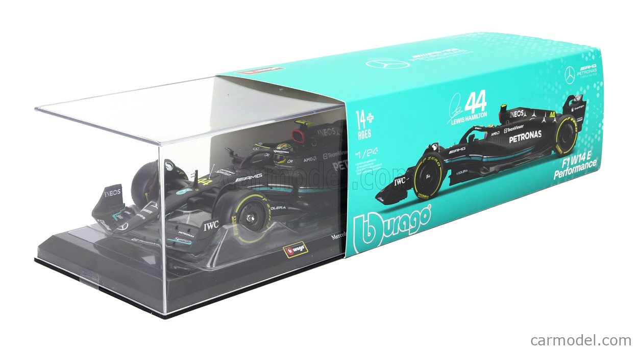 BURAGO 18-28028-HAM Scale 1/24 | MERCEDES GP F1 W14 TEAM MERCEDES-AMG ...