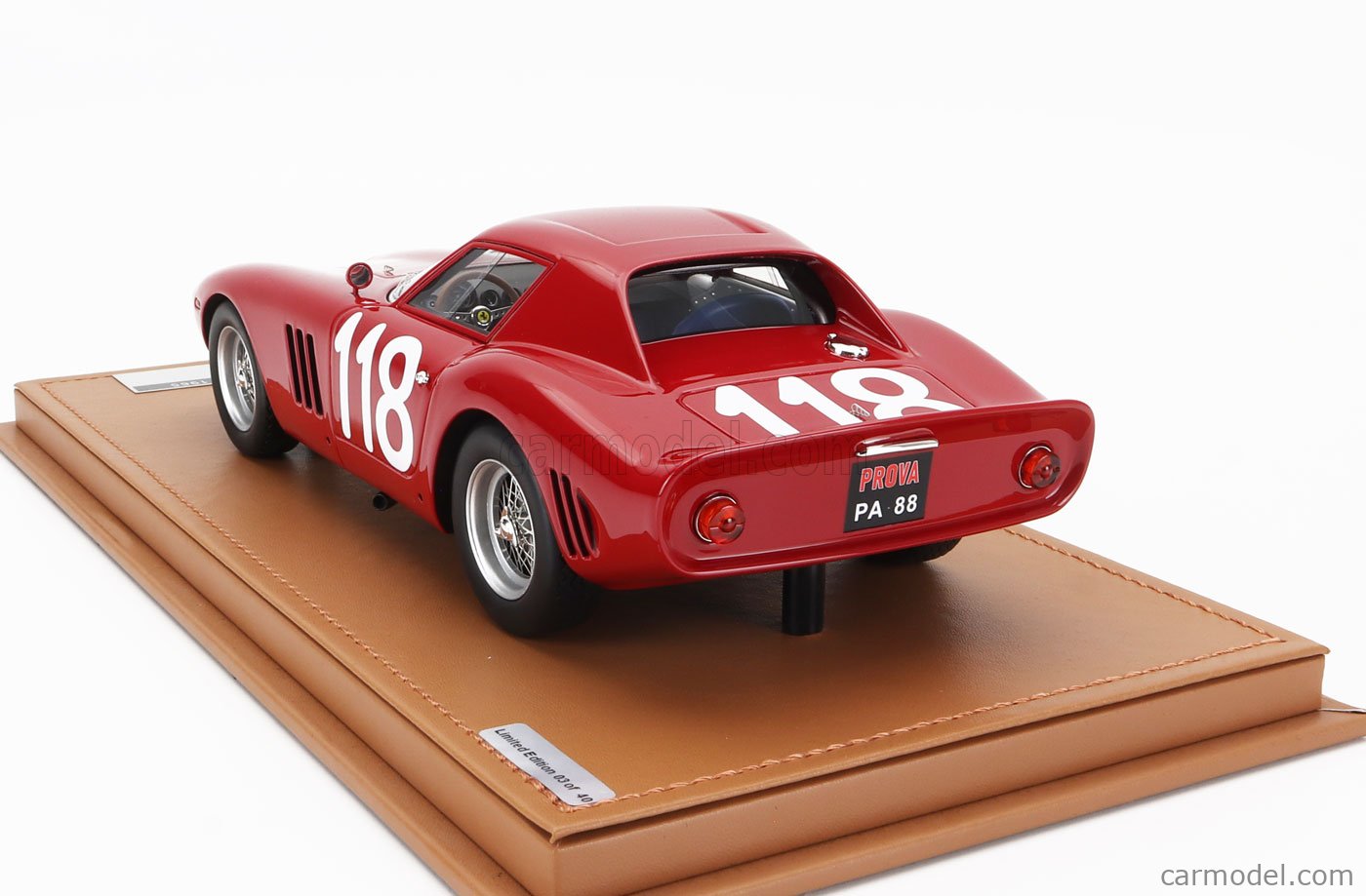 TECNOMODEL TM18-96F Scale 1/18 | FERRARI 250 GTO 64 3.0L V12 N 118 ...