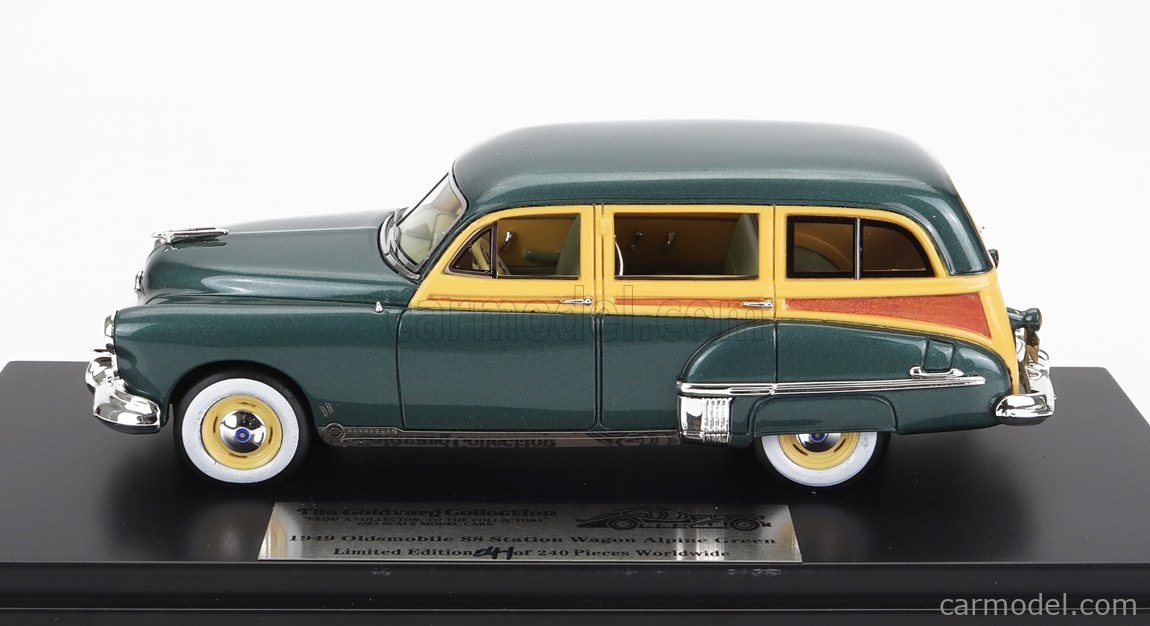GOLDVARG GC065B Scale 1/43 | OLDSMOBILE STATION WAGON 1949 ALPINE GREEN ...