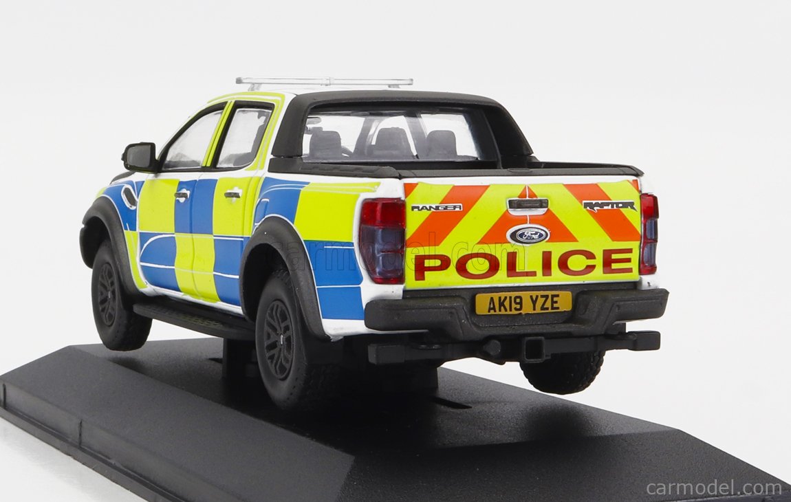 VANGUARDS VA15202 Scale 1/43 | FORD USA RANGE RAPTOR PICK-UP POLICE ...