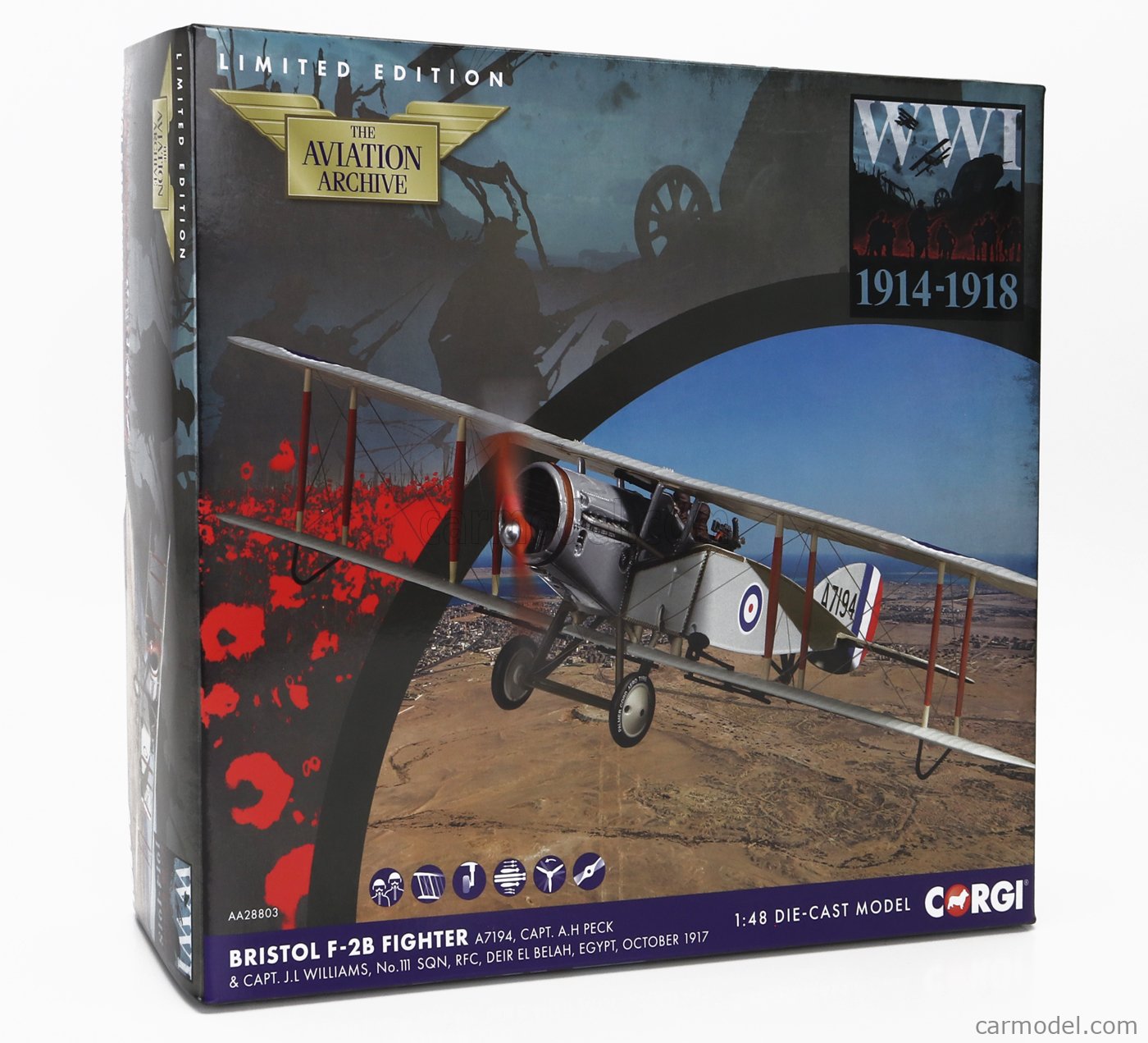 CORGI AA28803 Scale 1/48 | BRISTOL F-2B FIGHTER MILITARY AIRPLANE 1917 ...