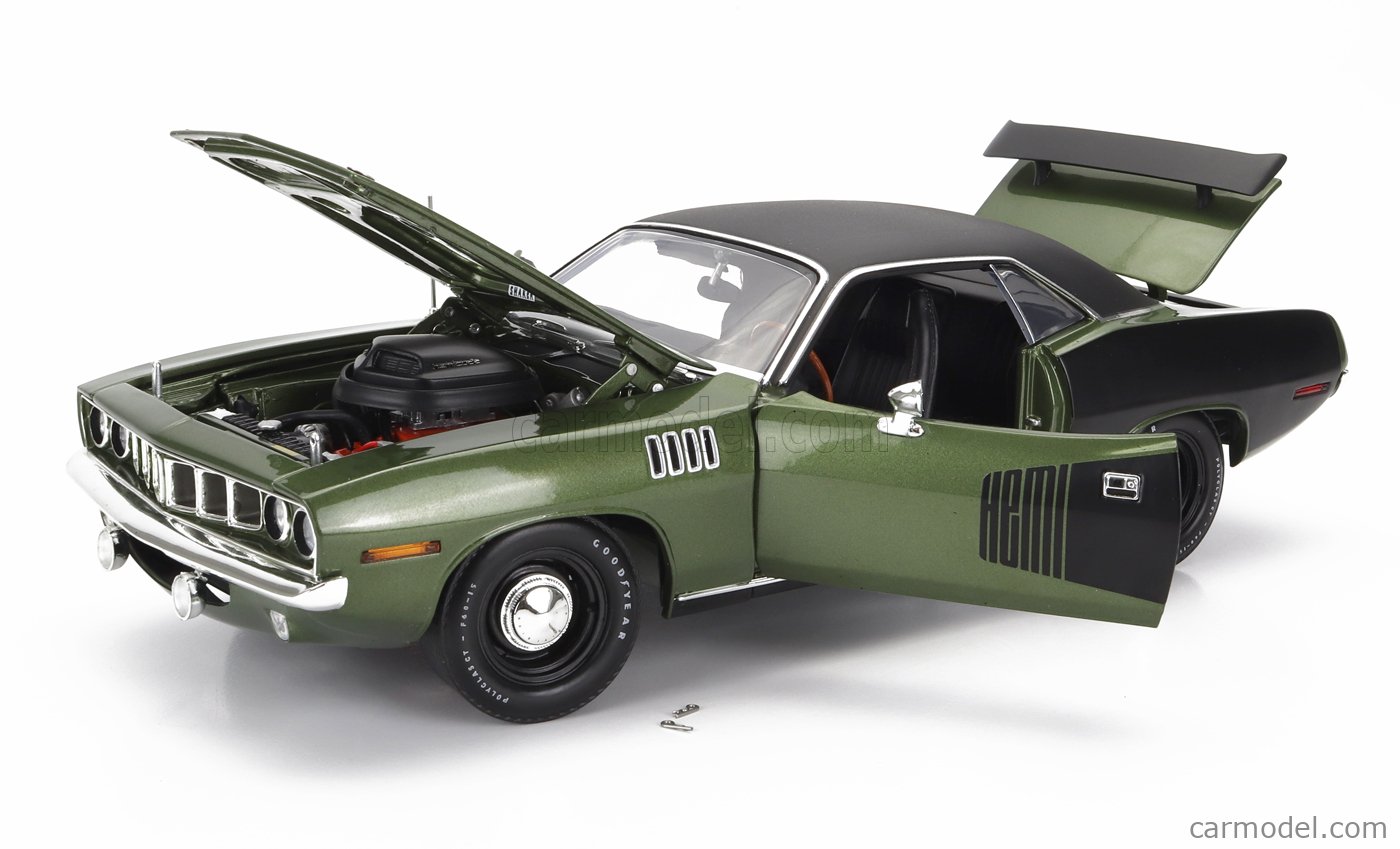 ACME-MODELS A1806132VT Scala 1/18 | PLYMOUTH CUDA HEMI COUPE BLACK ROOF ...