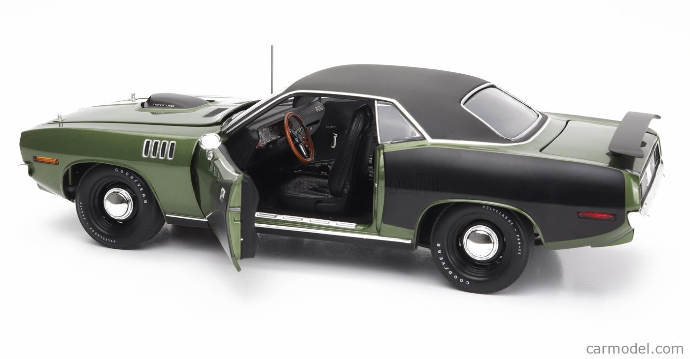 ACME-MODELS A1806132VT Scala 1/18 | PLYMOUTH CUDA HEMI COUPE BLACK ROOF ...