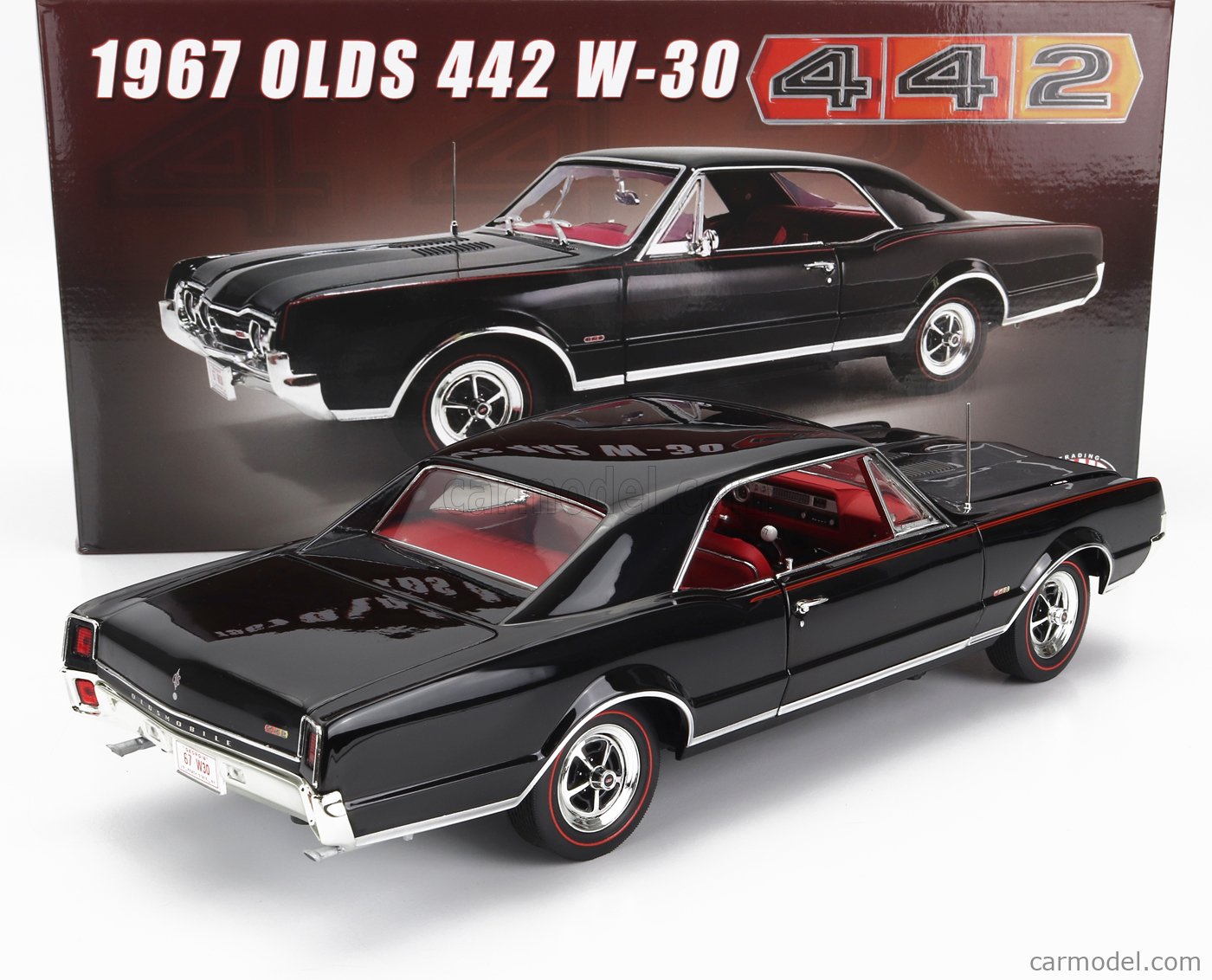 ACME-MODELS A1805622 Echelle 1/18 | OLDSMOBILE 442 W-30 COUPE 1967 BLACK