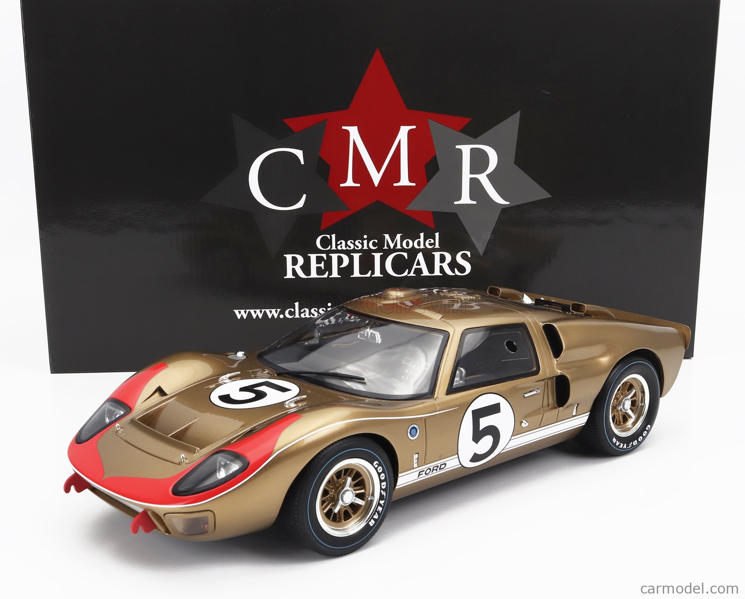 CMR CMR12037 Scale 1/12 | FORD USA GT40 MKII 7.0L V8 TEAM HOLMAN & MOODY N 5 3rd 24h LE MANS ...