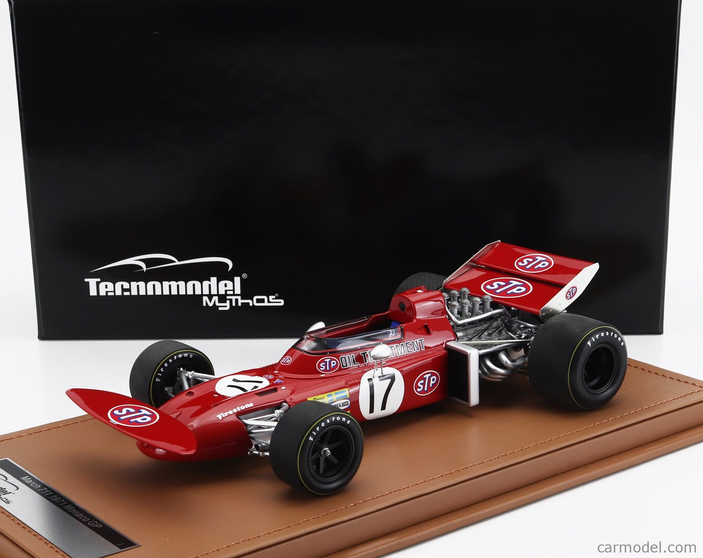 TECNOMODEL TM18-217A Masstab: 1/18 | MARCH F1 711 N 17 MONACO GP 1971 RONNIE PETERSON RED