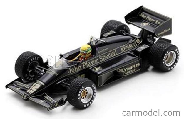 SPARK-MODEL S7152 Масштаб 1/43 | LOTUS F1 97T N 12 WINNER PORTUGAL GP 1985 AYRTON SENNA BLACK