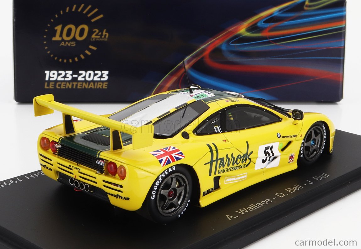 SPARK-MODEL S6675 Scale 1/43 | McLAREN F-1 GTR BMW S70 6.1L V12 TEAM ...