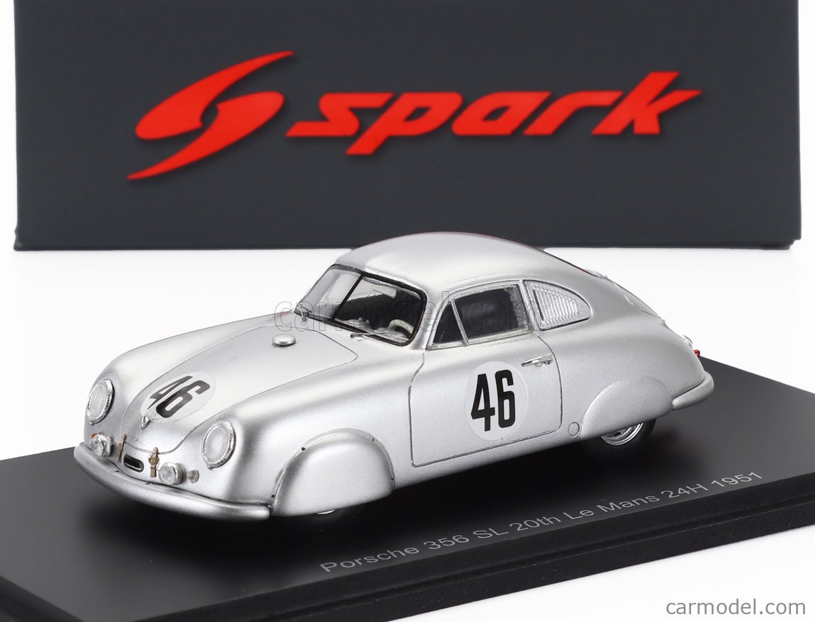 SPARK-MODEL S5215 Escala 1/43 | PORSCHE 356 SL COUPE TEAM PORSCHE K.G ...