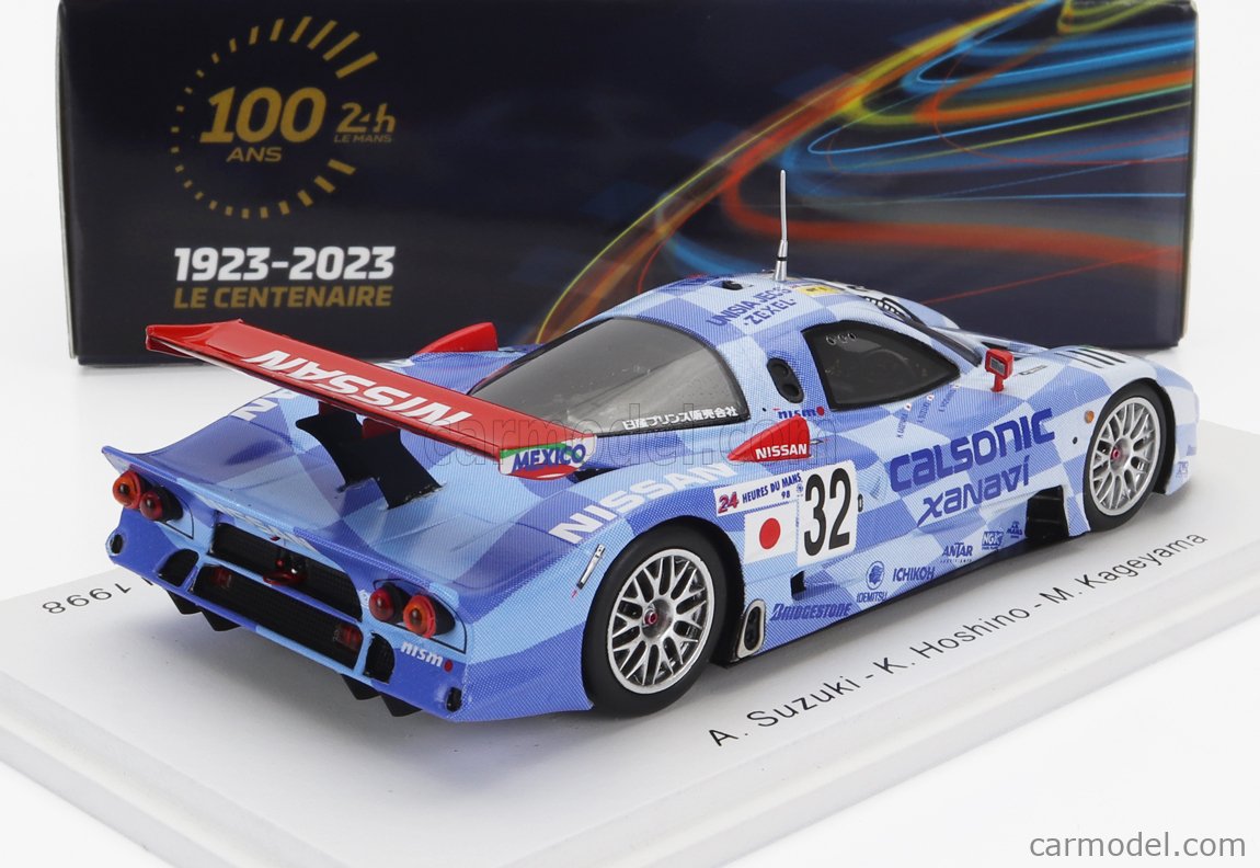 SPARK-MODEL S3632 Echelle 1/43 | NISSAN R390 GT1 3.5L TURBO TEAM NISSAN MOTORSPORT N 32 3rd 24h ...