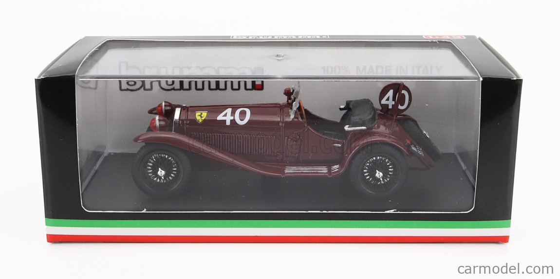 BRUMM R655 Scale 1/43 | ALFA ROMEO 8C 2300 SPIDER TEAM SCUDERIA FERRARI ...