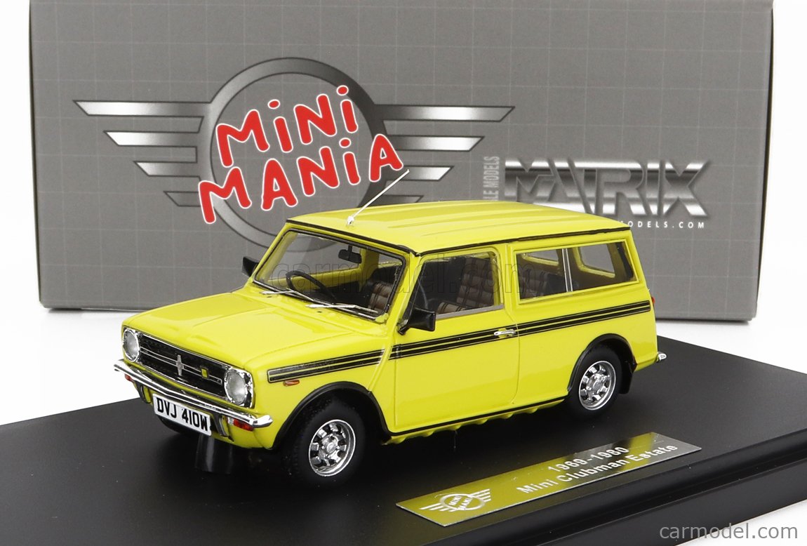 MATRIX SCALE MODELS MXMM430173 Scale 1/43 | MINI CLUBMAN ESTATE 1969 YELLOW