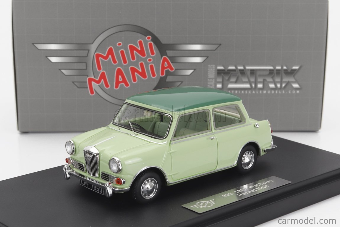 MATRIX SCALE MODELS MXMM430091 Scale 1/43 | WOLSELEY HORNET MKII 1963 GREEN