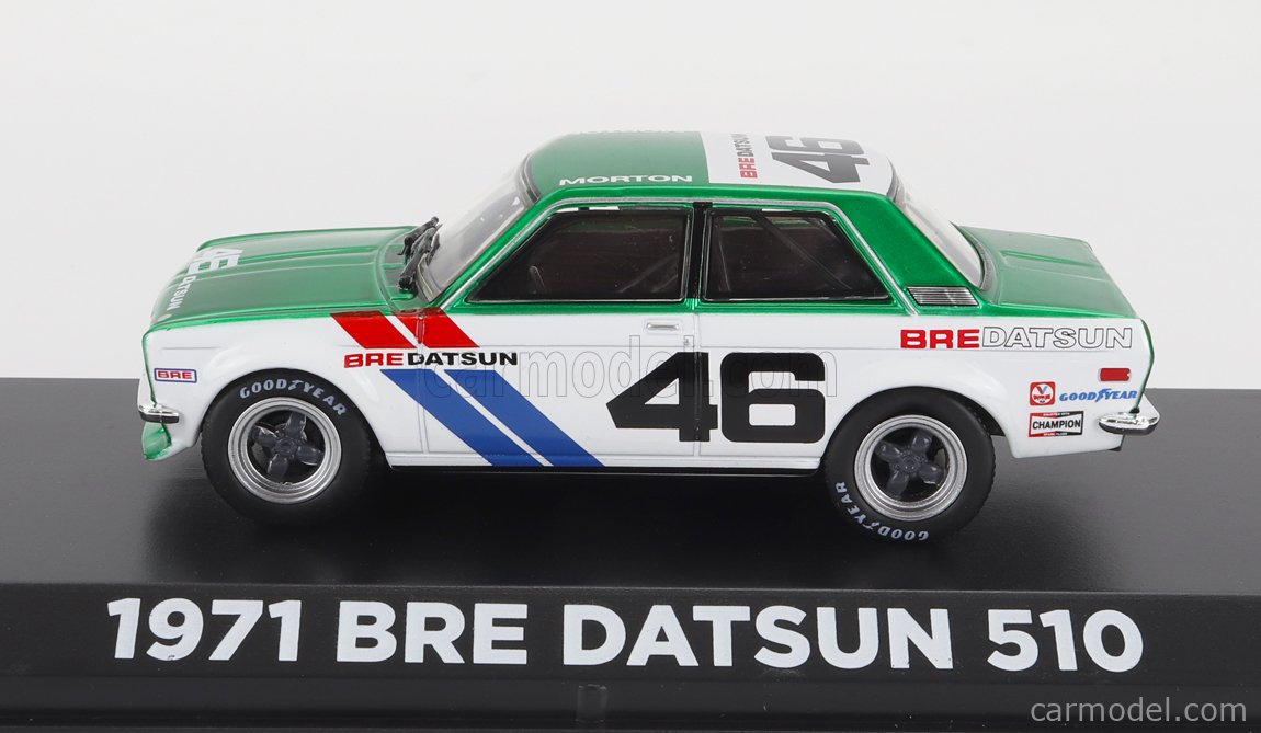 GREENLIGHT 86335-GRE Scale 1/43 | DATSUN 510 BROCK RACING N 46 TOKYO ...