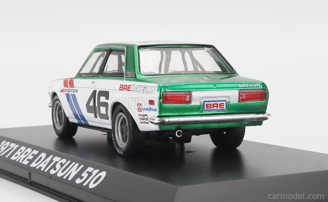 GREENLIGHT 86335-GRE Scale 1/43 | DATSUN 510 BROCK RACING N 46 TOKYO ...