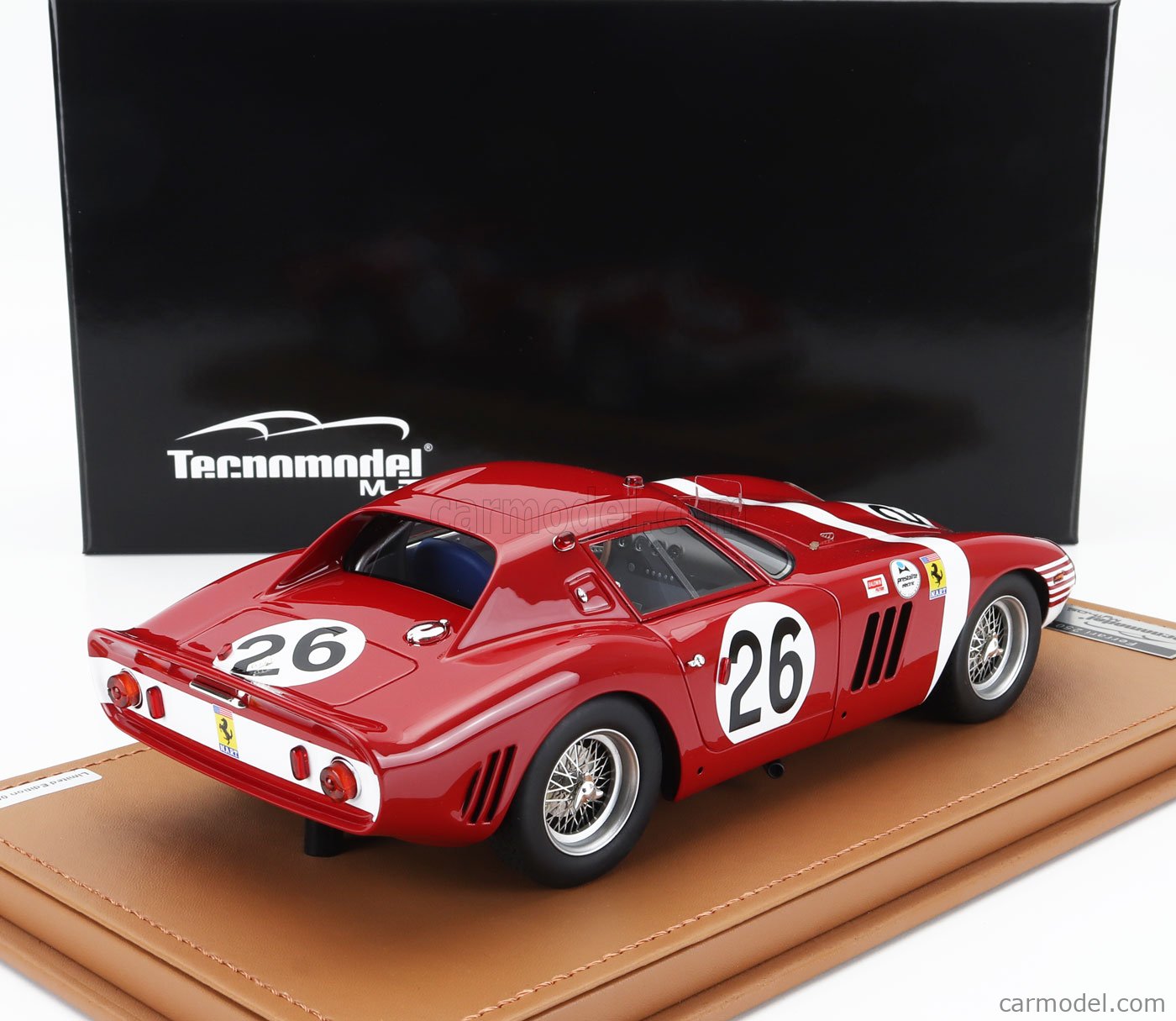 TECNOMODEL TM18-96E Scale 1/18 | FERRARI 250 GTO 64 N 26 WINNER 12h REIMS 1964 N.VACCARELLA ...