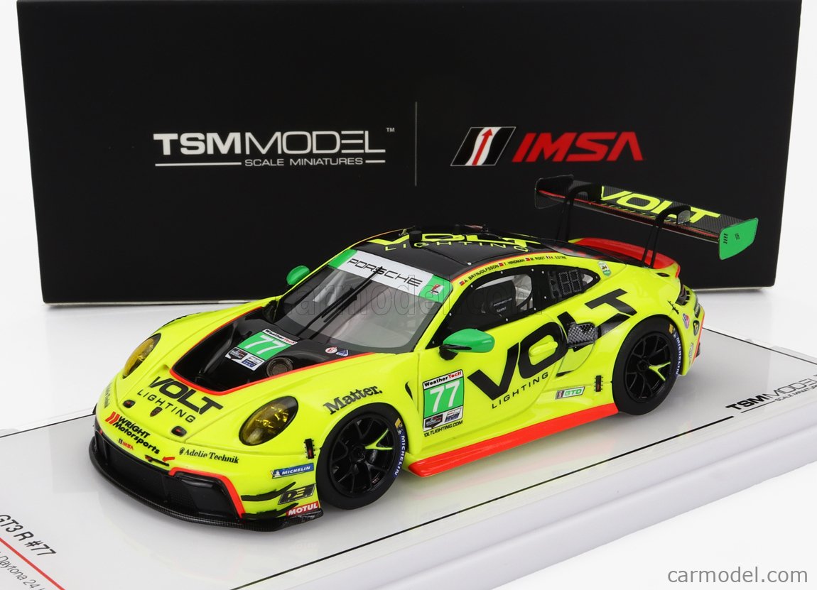 TRUESCALE TSM430763 Echelle 1/43 | PORSCHE 911 992 GT3 R TEAM VOLT ...