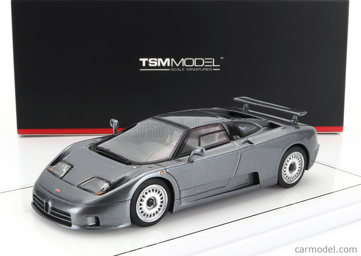 TRUESCALE TSM430734 Scale 1/43 | BUGATTI EB110 1992 GREY MET