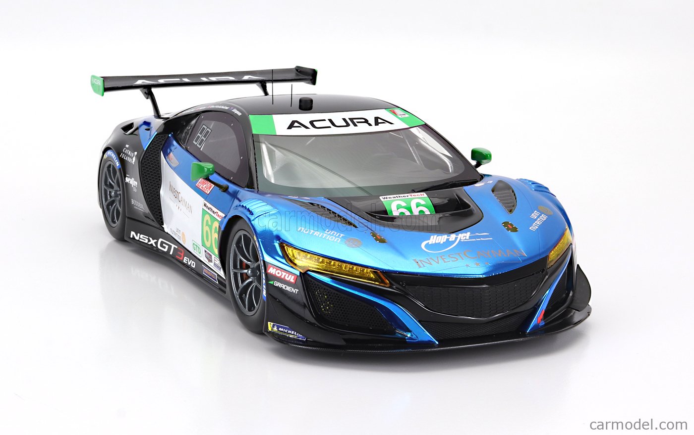 TRUESCALE TS0535 Scale 1/18 | ACURA NSX GT3 EVO22 TEAM GRADIENT RACING ...