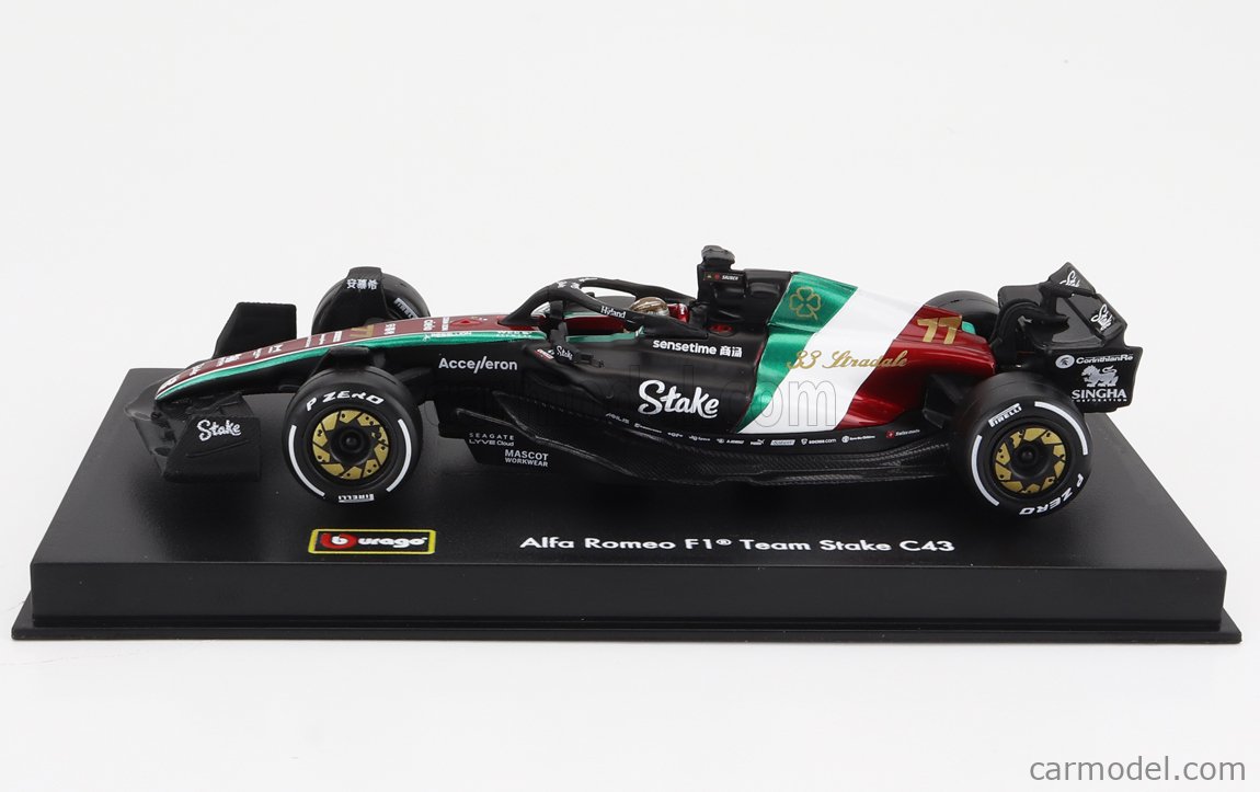 BURAGO 18-38086-77-MONZA-VET Echelle 1/43 | ALFA ROMEO F1 C43 TEAM ...