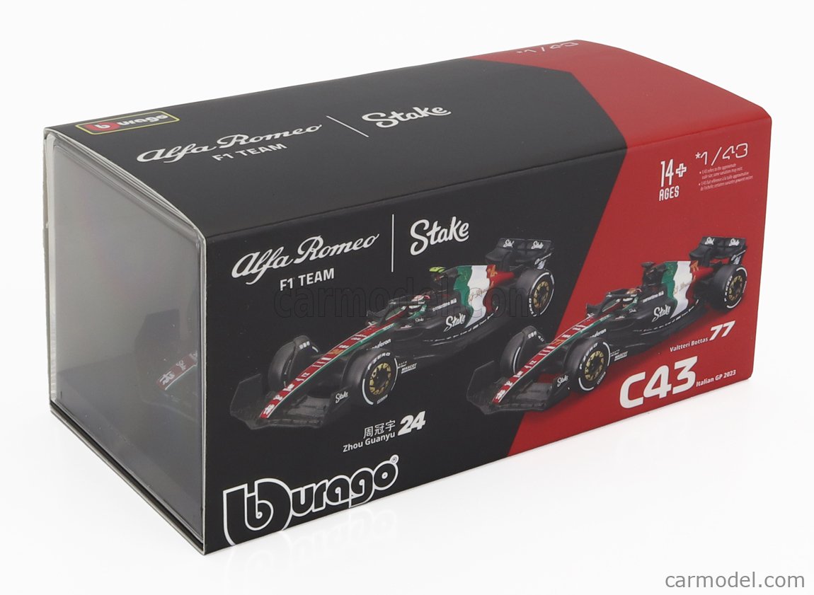 BURAGO 18-38086-77-MONZA-VET Echelle 1/43 | ALFA ROMEO F1 C43 TEAM ...