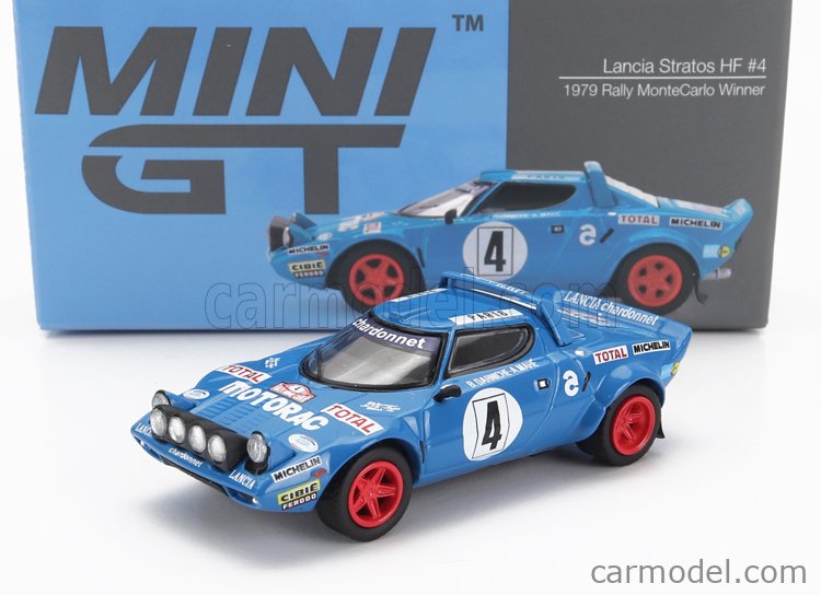 MINI-GT MGT00504-L Scale 1/64 | LANCIA STRATOS HF (night version) N 4 ...