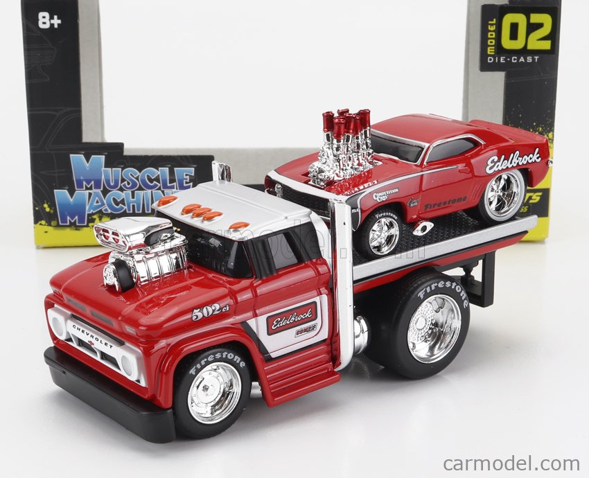MAISTO 11532-02 Escala 1/64 | CHEVROLET C60 FLATBED CAR TRANSPORTER ...