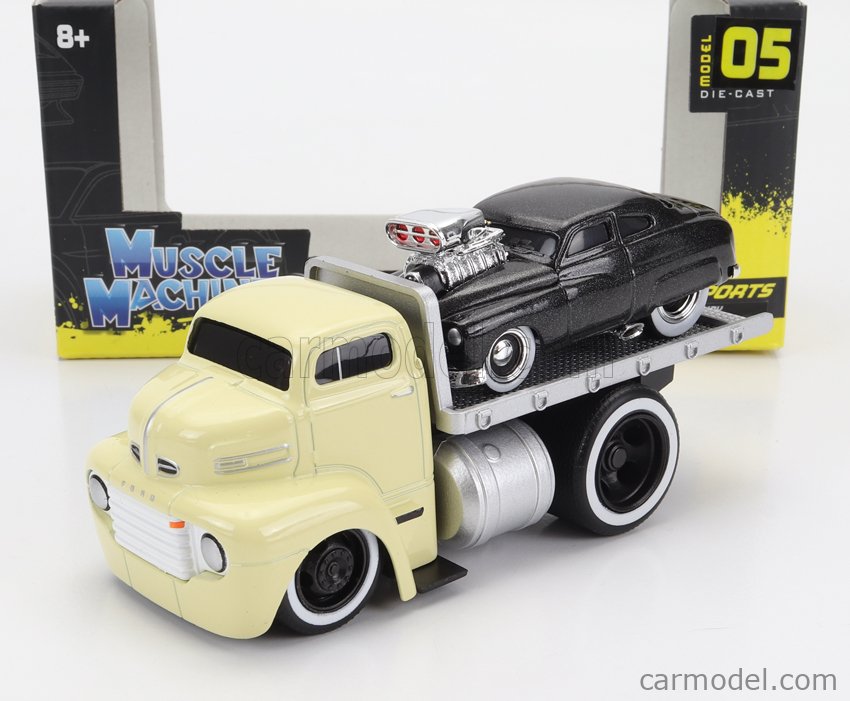 MAISTO 11532-05 Scale 1/64 | FORD USA COE FLATBED CAR TRANSPORTER 1950 ...