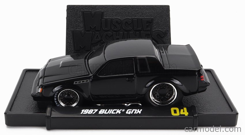MAISTO 15526-04 Escala 1/64 | BUICK GNX CUSTOM 1987 BLACK