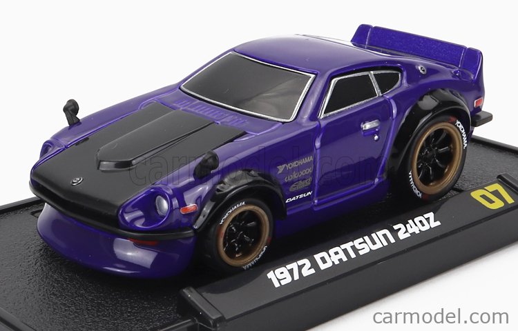 MAISTO 15526-07-PURPLE Escala 1/64 | DATSUN 240Z COUPE CUSTOM 1972 PURPLE