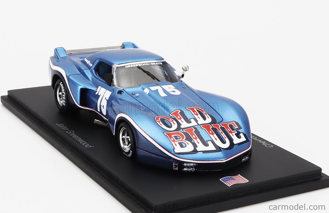 SPARK-MODEL US193 Scale 1/43 | CHEVROLET CORVETTE N 75 ROAD AMERICA ...