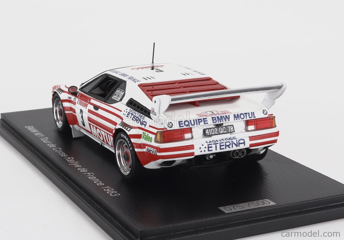 SPARK-MODEL SF145 Scala 1/43 | BMW M1 TEAM MOTUL N 3 RALLY TOUR DE ...